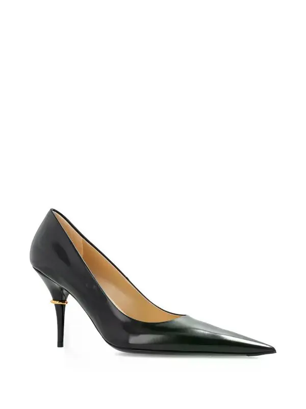 Balenciaga Pointed Toe Ring Heel Pumps