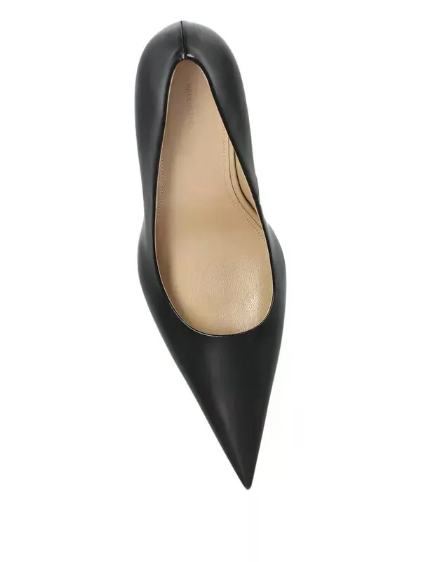 Balenciaga Pointed Toe Ring Heel Pumps