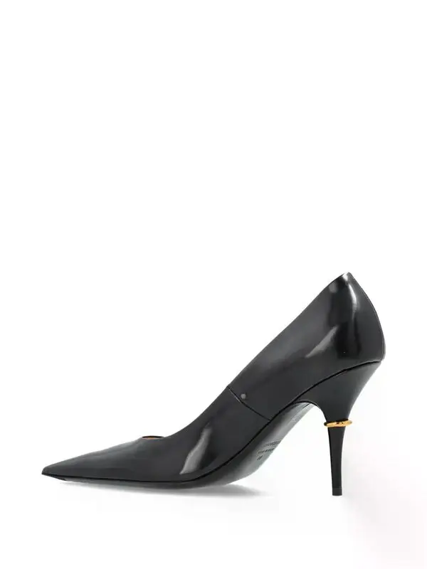 Balenciaga Pointed Toe Ring Heel Pumps