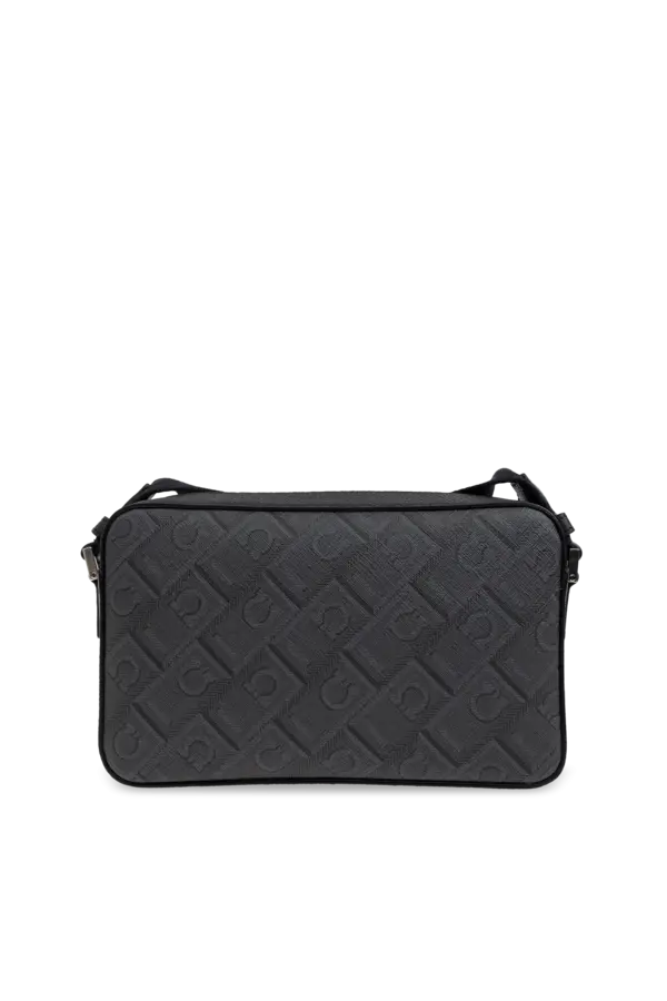 FERRAGAMO Shoulder Bag With Monogram - Grey