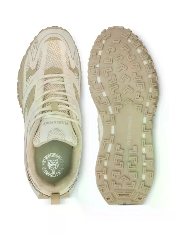 PLEIN SPORT Urban Sprinter Mesh Sneakers - Neutrals