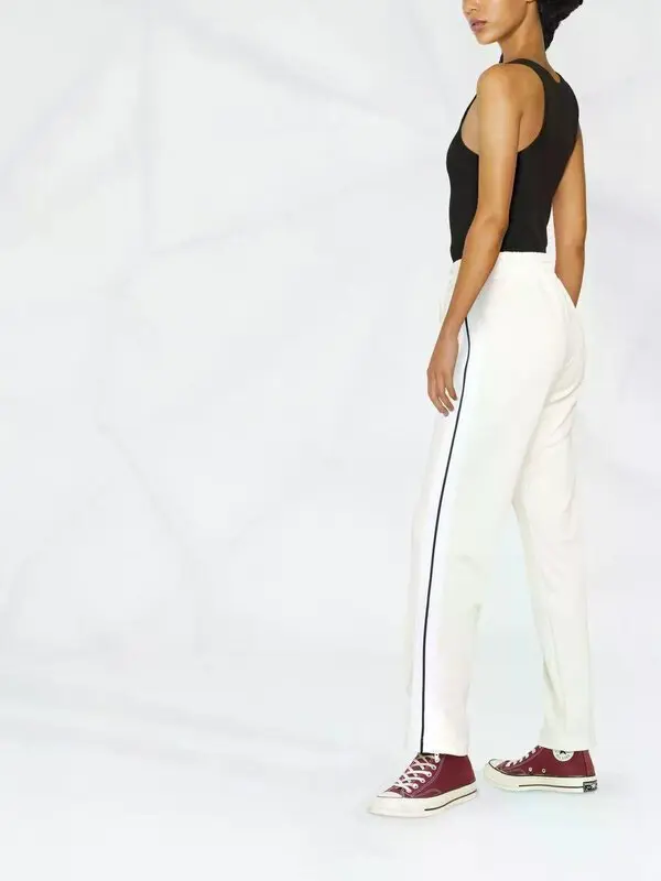 Palm Angels Side-stripe Track Pants - White
