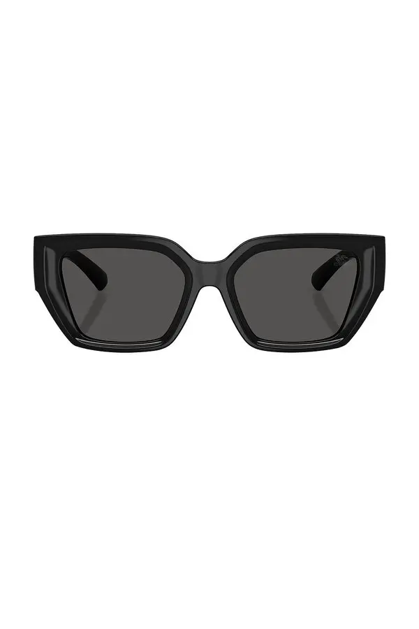 Burberry Square Sunglasses - Black & Dark Grey