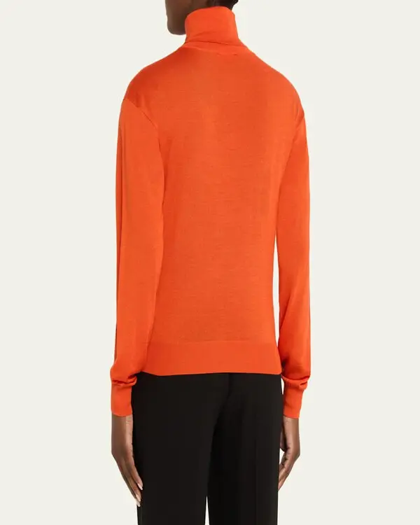 Saint Laurent Cashmere-silk Turtleneck Sweater