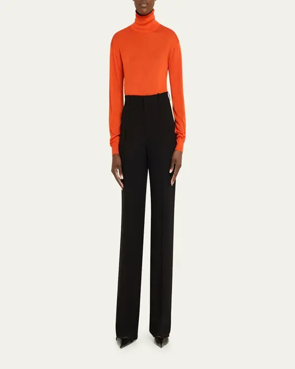 Saint Laurent Cashmere-silk Turtleneck Sweater