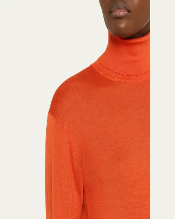 Saint Laurent Cashmere-silk Turtleneck Sweater