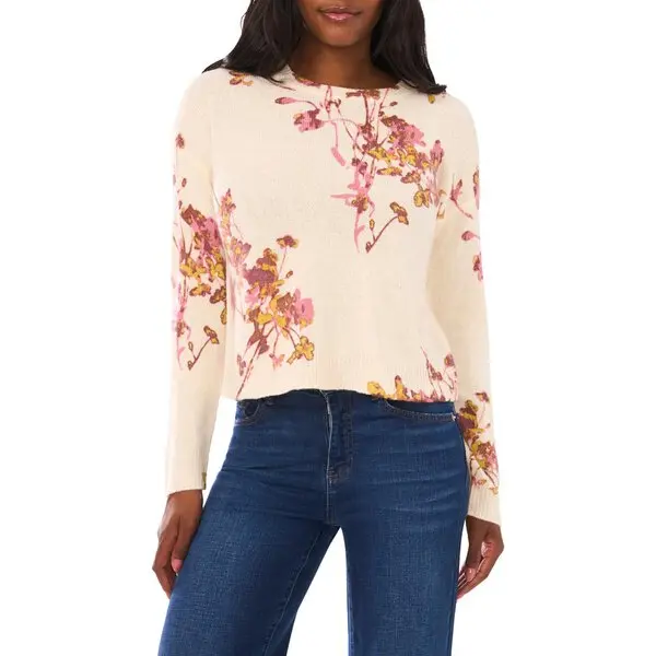 Vince Camuto Electric Bouquet Sweater