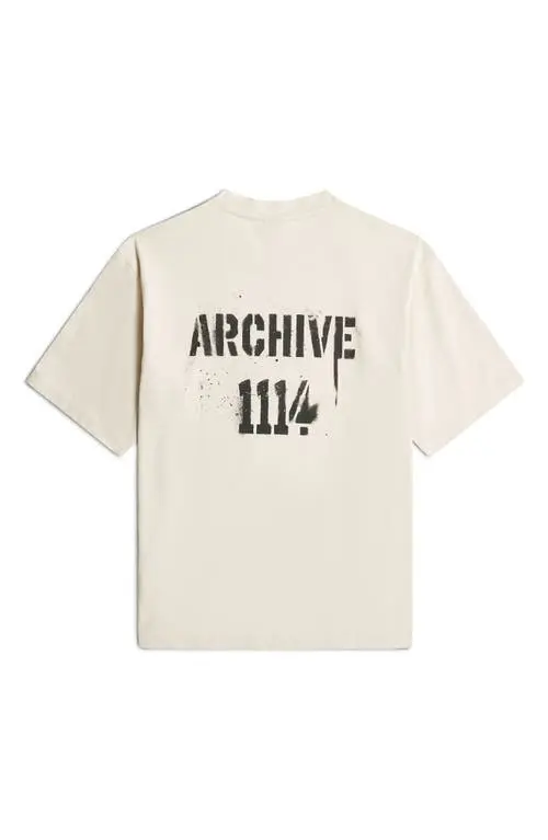 G-star Raw Sprayed 89 Boxy Organic Cotton Graphic T-shirt - Whitebait