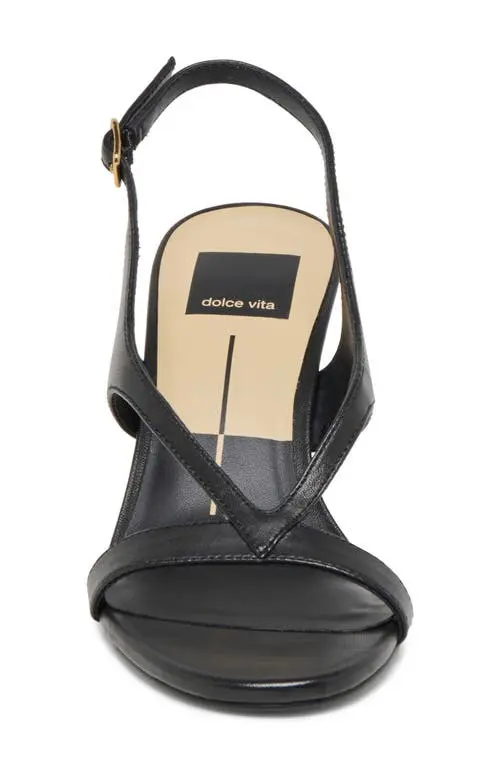 Dolce Vita Izela Slingback Sandal - Black Leather