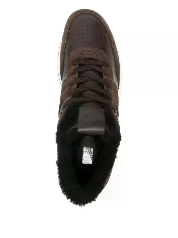 TOD'S Panelled Shearling Trainers
