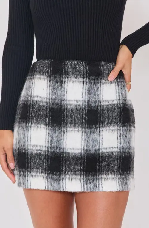VICI Plaid Mini Skirt