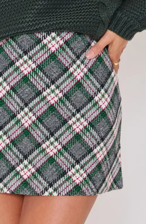 VICI Laci Plaid Mini Skirt
