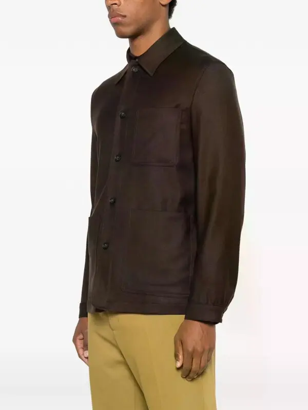 MANUEL RITZ Patch-pocket Shirt Jacket