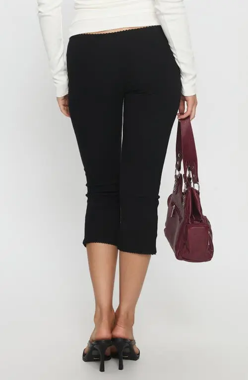 Princess Polly Baseline Rib Capri Pants