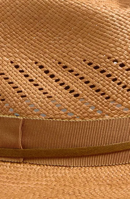 RENÉ MANTILLA, NEW YORK Felted Wool Fedora With Grossgrain Ribbon - Camel