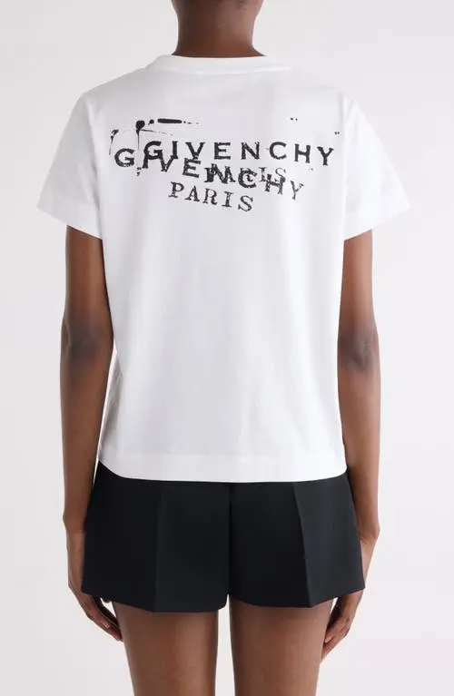 Givenchy Regular Fit Logo Graphic T-shirt - White