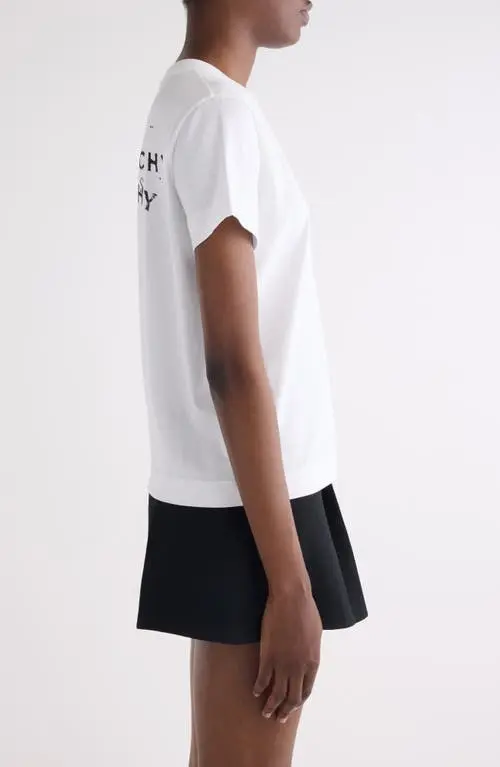 Givenchy Regular Fit Logo Graphic T-shirt - White
