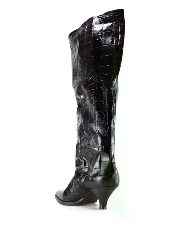 NOTABENE 60mm Yolanda Crocodile-effect Boots