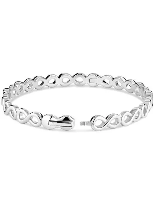 DEVATA Infinity Bangle Bracelet
