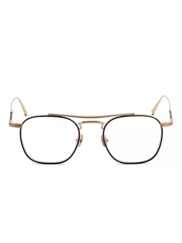 Matsuda Square-frame Glasses - Blue