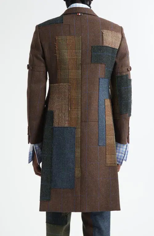 Thom Browne Patchwork Wool Coat