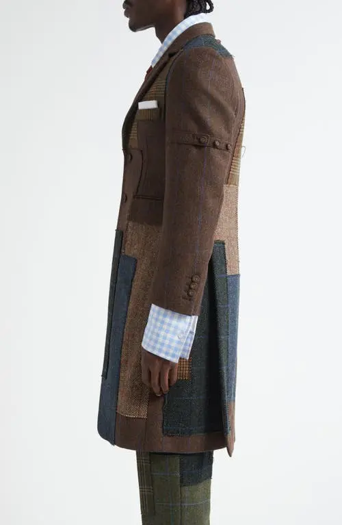 Thom Browne Patchwork Wool Coat