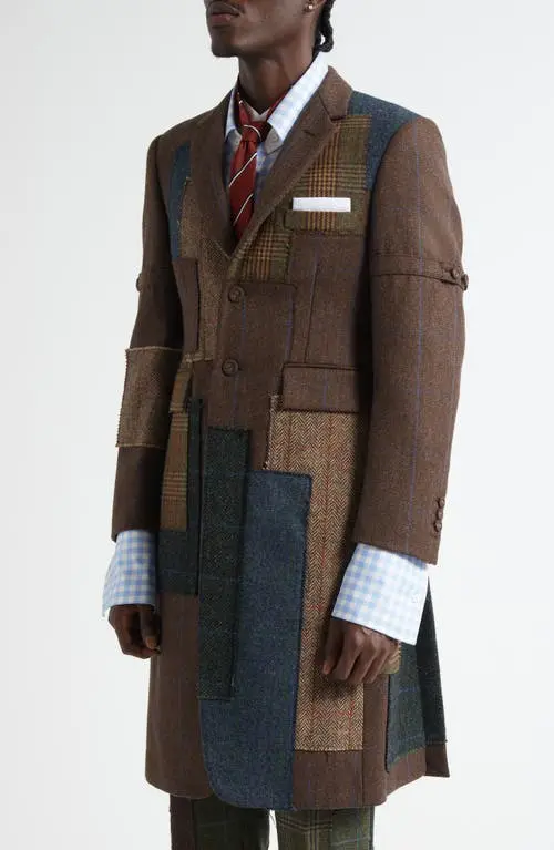 Thom Browne Patchwork Wool Coat