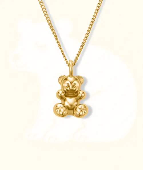 HEY HARPER Bear With Me Necklace - Gold