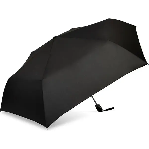SHEDRAIN Super Slim Auto Open Compact Umbrella - Black