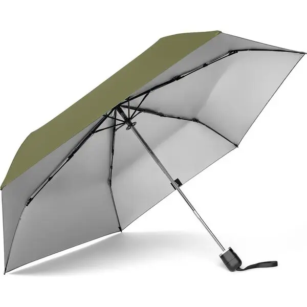 SHEDRAIN Super Slim Auto Open Compact Umbrella - Sphagnum