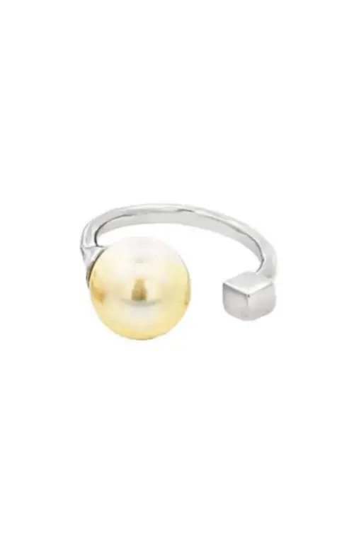 MACRAE & CO. X Sharina Faux Pearl Ring - Silver