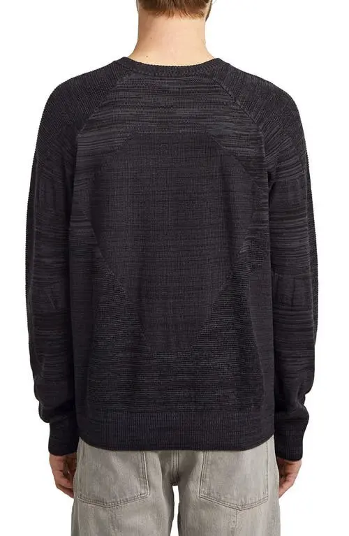 G-star Raw 3d Biker Textureblock Crewneck Sweater