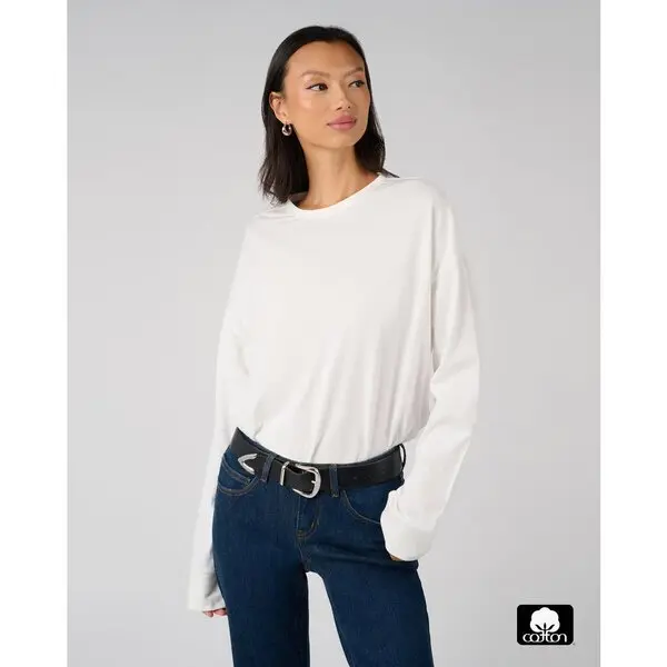 WeWoreWhat Boxy Long Sleeve Tee