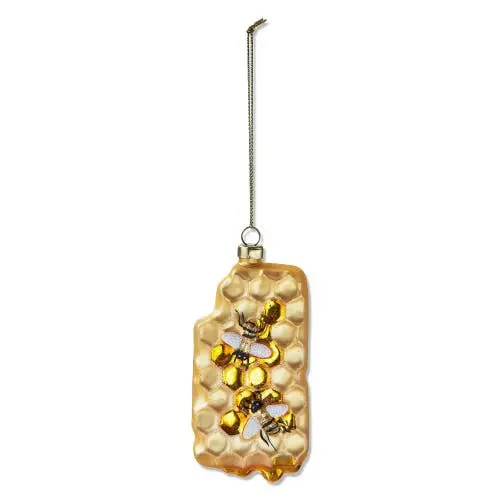 TAG Multicolor Honey Comb Tree Ornament Perfect For Christmas - Multicolored