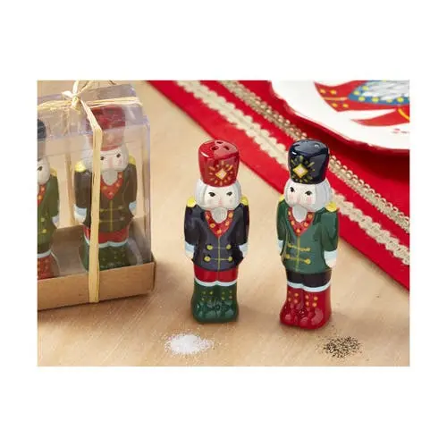 TAG Nutcracker Salt And Pepper Shakers Christmas Decor Set