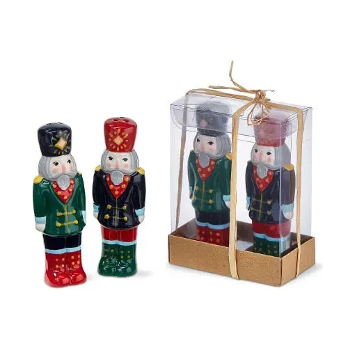 TAG Nutcracker Salt And Pepper Shakers Christmas Decor Set