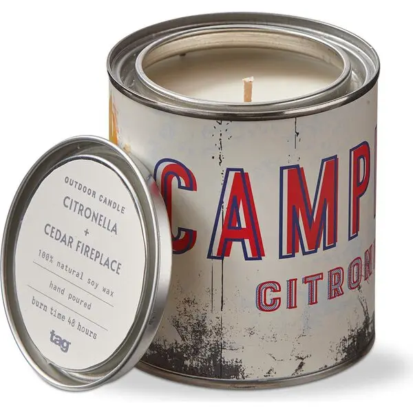 TAG Citro Cedar Fireplace Candle Multicolor 48hr Burn Time