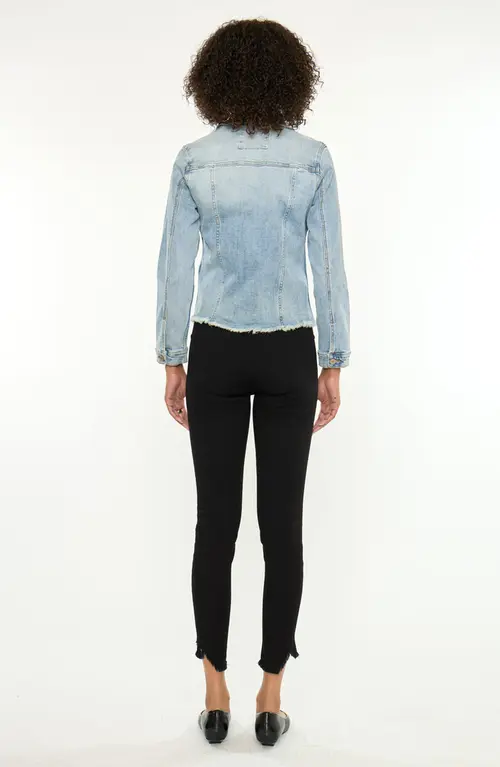 KANCAN Wilson Denim Trucker Jacket - Medium Wash