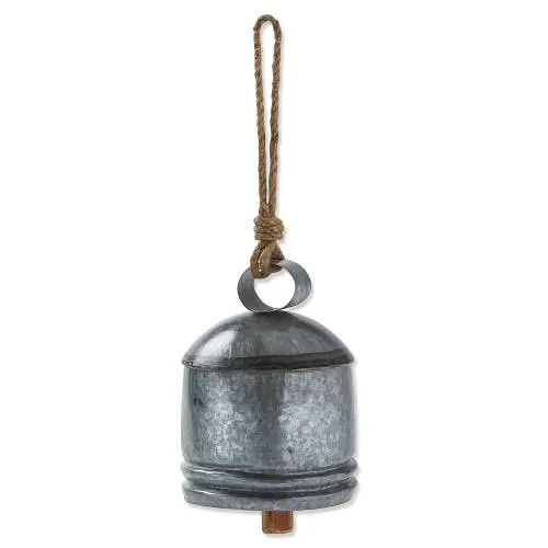 TAG Classic Artisan Made Silver Bell Decorative Holiday Object