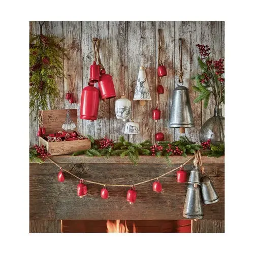 TAG Classic Artisan Made Silver Bell Decorative Holiday Object