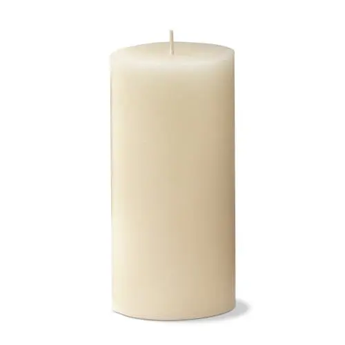 TAG Chapel Ivory Pillar Candles Unscented Long Burning Set Of 3