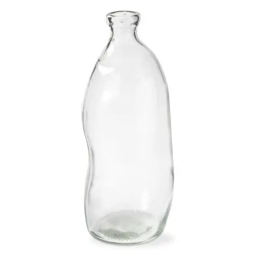 TAG Pismo Tall Recycled Glass Vase Decorative Glass - Clear