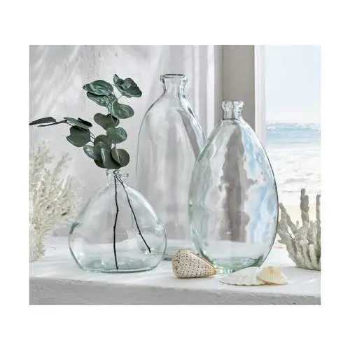 TAG Pismo Tall Recycled Glass Vase Decorative Glass