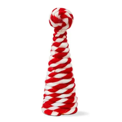 TAG Small Peppermint Tree Decor Holiday Sculpture For Christmas
