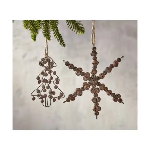 TAG Iron Bell Tree Ornament For Christmas Decor Dust Clean