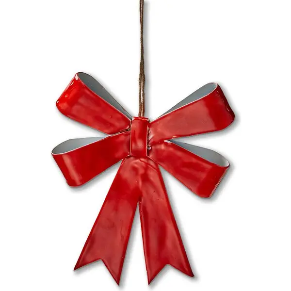 TAG Bow Enamel Christmas Ornamentfestive Tree Decoration