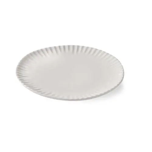 TAG Vista Appetizer Plates Dishwasher Safe For Snacks - Grey