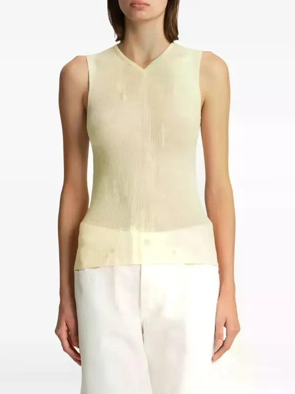 Khaite Renato Top - Yellow