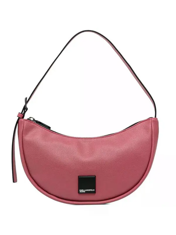 Karl Lagerfeld Klj Logo Half-moon Shoulder Bag