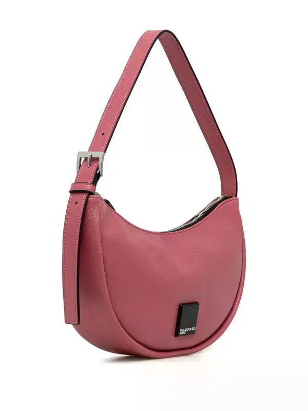 Karl Lagerfeld Klj Logo Half-moon Shoulder Bag